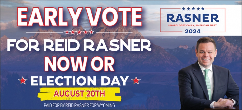 Early Vote for Reid Rasner Now or Election Day, Reid Rasner, Altoona, IA